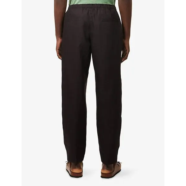Orlebar Brown Alex Tapered Linen Trousers