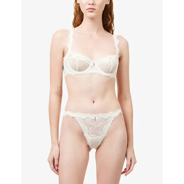 Lounge Adorn Floral Lace Thong