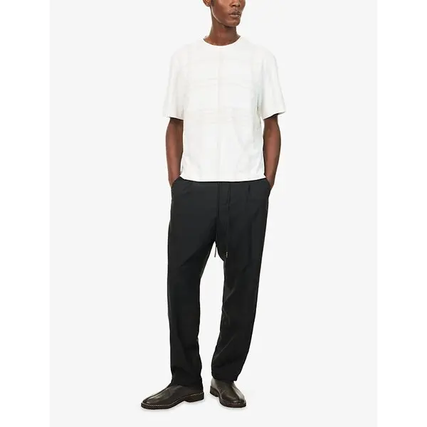 CRAIG GREEN Flatlock Short-sleeve Cotton T-shirt