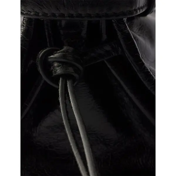 Prada Leather Mini Shoulder Bag - Black