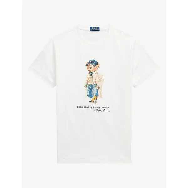 Polo Ralph Lauren Polo Bear Print Cotton T-shirt