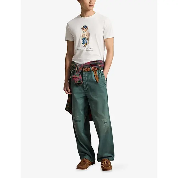 Polo Ralph Lauren Polo Bear Print Cotton T-shirt