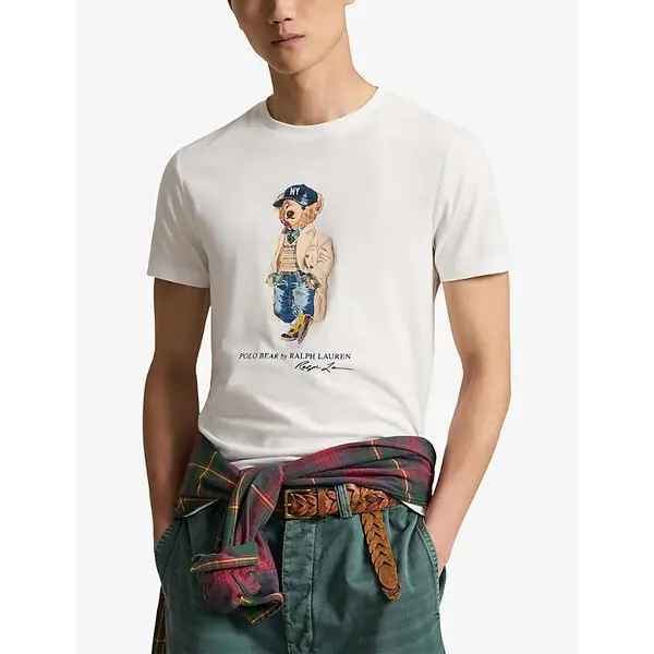 Polo Ralph Lauren Polo Bear Print Cotton T-shirt