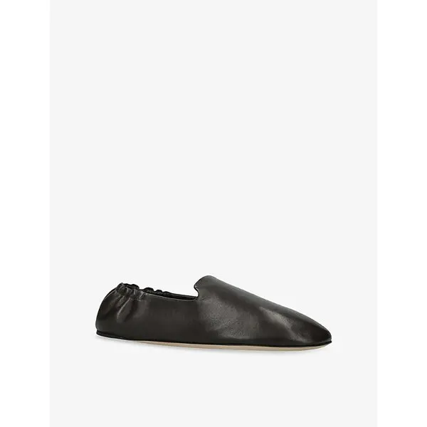 THE ROW Casa Leather Slippers