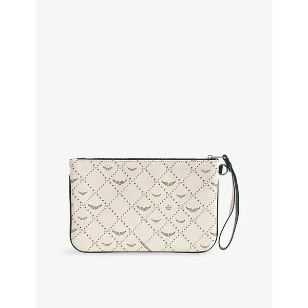 Zadig&Voltaire Faux-leather Monogram Pouch - Flash
