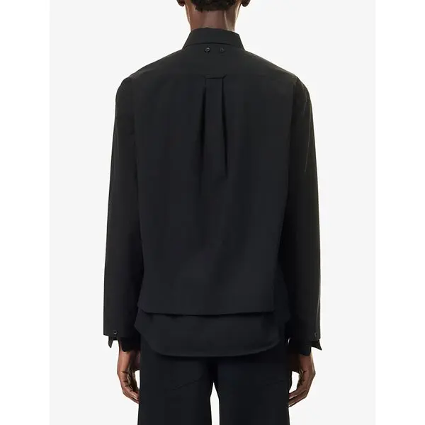 CRAIG GREEN Layered Detachable-panel Cotton Shirt