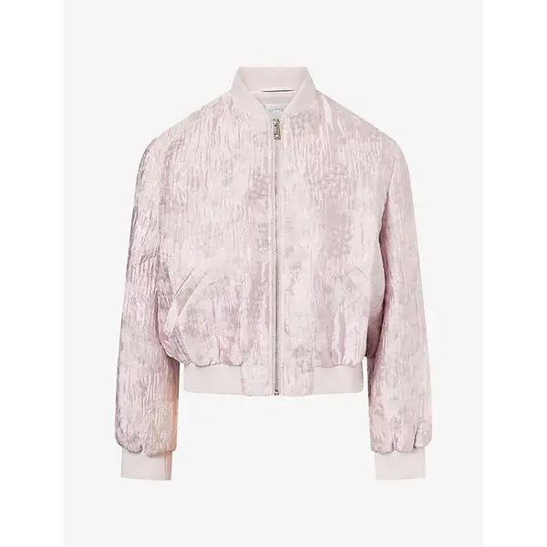 Huishan Zhang Carolina Floral Woven Jacket