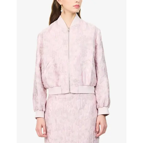 Huishan Zhang Carolina Floral Woven Jacket