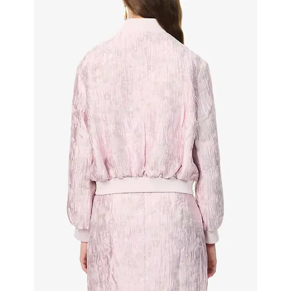 Huishan Zhang Carolina Floral Woven Jacket