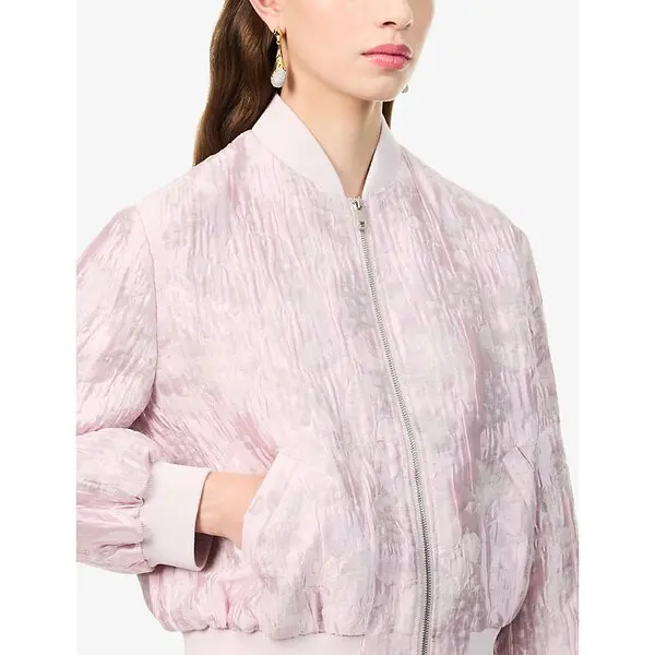 Huishan Zhang Carolina Floral Woven Jacket