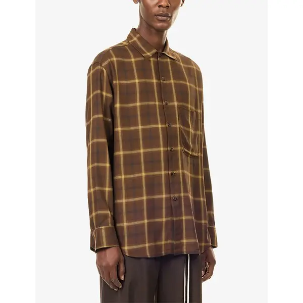 SONG FOR THE MUTE Still Life Checked Woven Shirt