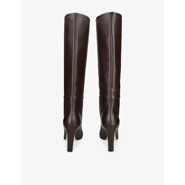 ALEVI MILANO Auryn 95 Leather Heeled Knee-high Boots
