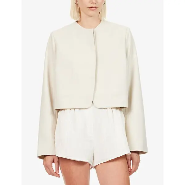 Dissh Cyrus Cropped Woven Blazer