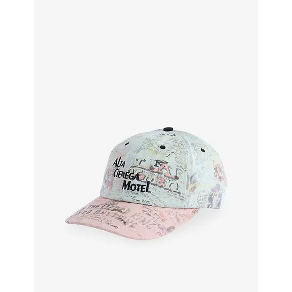 PALY HOLLYWOOD Alta Cienega Cotton Baseball Cap - Teal