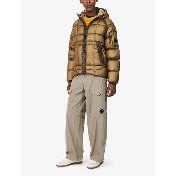 C.P. COMPANY Brand-lens Padded Shell Puffer Jacket