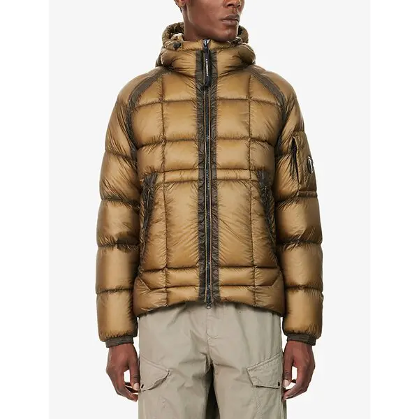 C.P. COMPANY Brand-lens Padded Shell Puffer Jacket