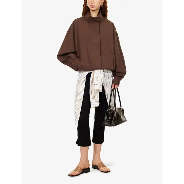 Dissh Rory High-neck Cotton And Linen-blend Track Jacket