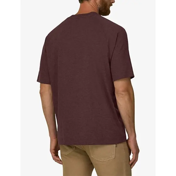 Boggi Milano Mélange B Tech Piqué-cotton T-shirt - Dark Orange