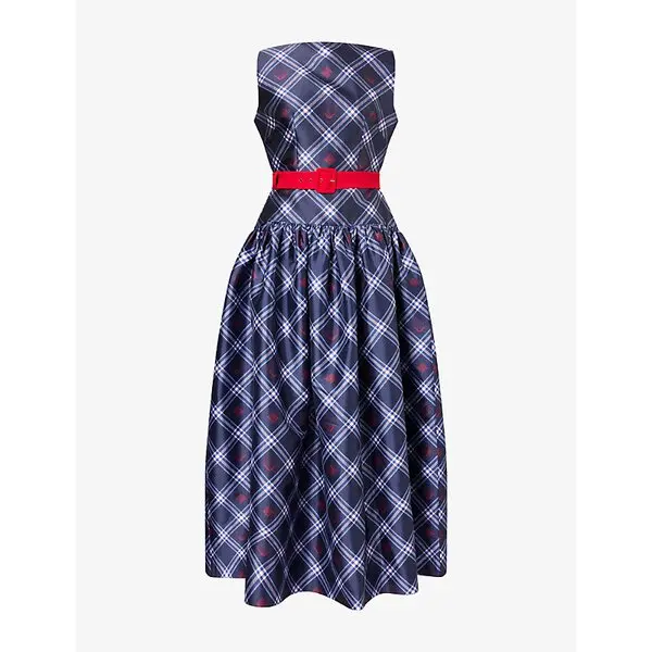 ARAM Monogram Print Maxi Dress