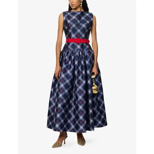 ARAM Monogram Print Maxi Dress