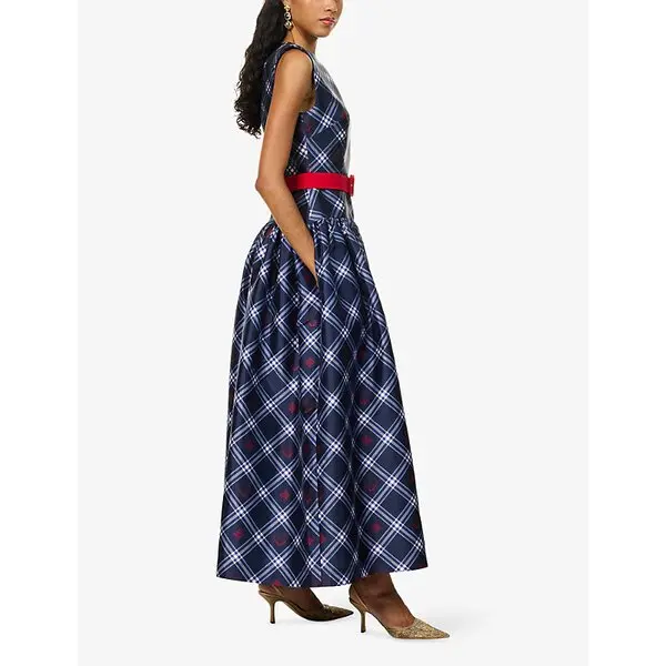 ARAM Monogram Print Maxi Dress