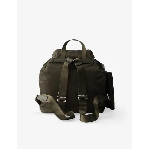 Prada Quilted Re-nylon Backpack - Green