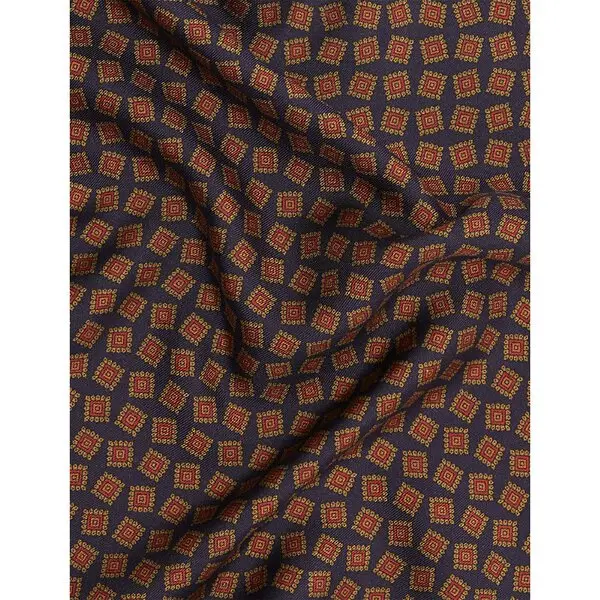 Dunhill Floral-pattern Silk Pocket Square