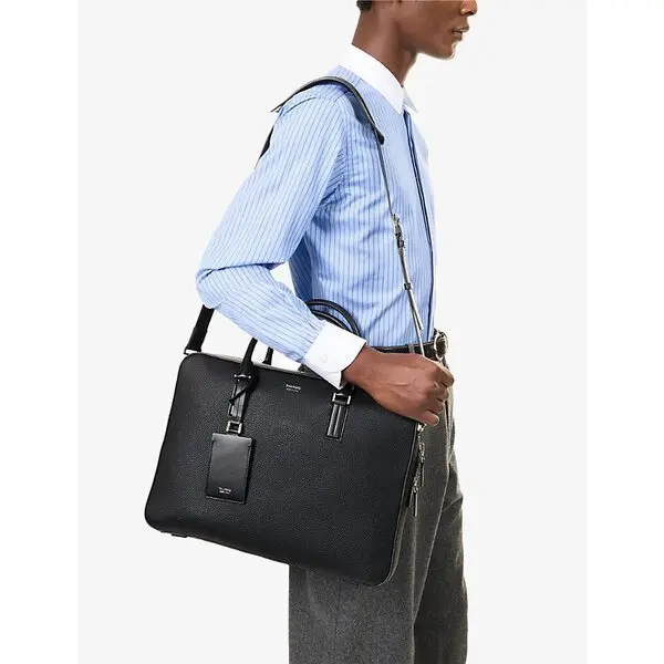TOM FORD Elliot Leather Briefcase