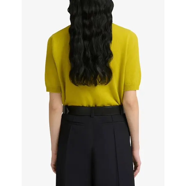 Marni Contrast Collar Cashmere Shirt