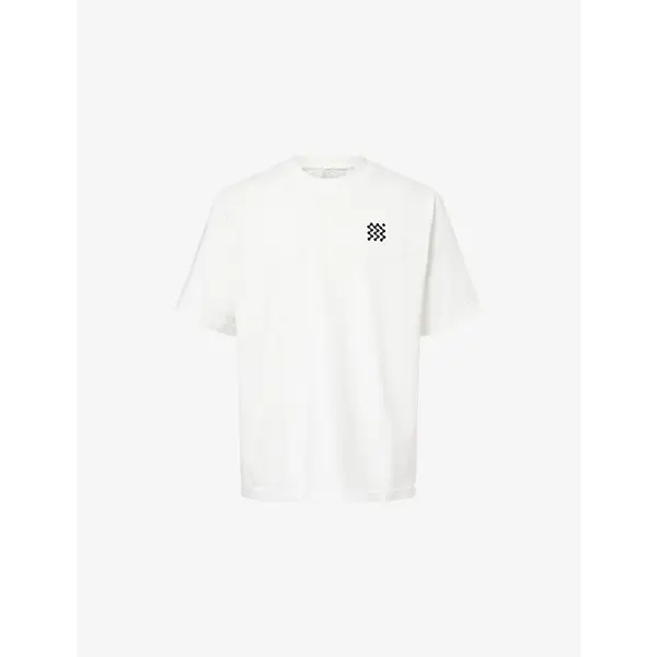 MANORS Mga Short-sleeved Cotton-jersey T-shirt - White