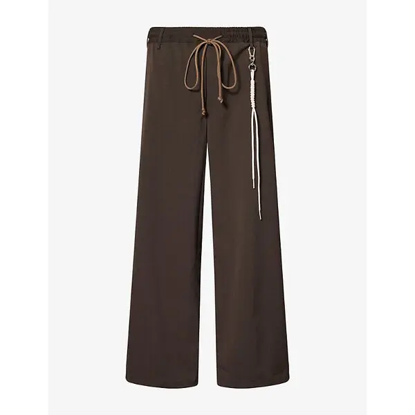 SONG FOR THE MUTE Wide-leg Relaxed-fit Woven Trousers
