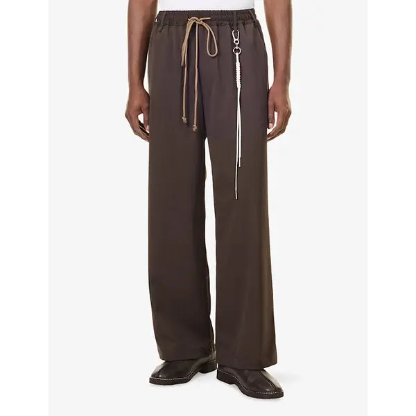 SONG FOR THE MUTE Wide-leg Relaxed-fit Woven Trousers