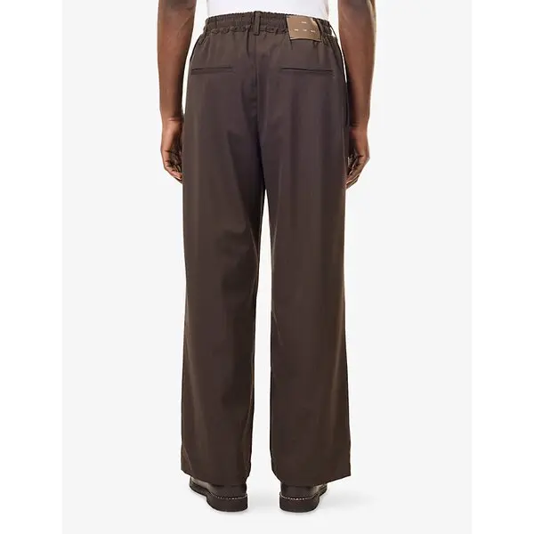 SONG FOR THE MUTE Wide-leg Relaxed-fit Woven Trousers