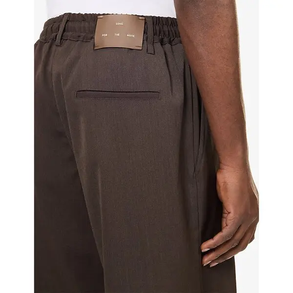 SONG FOR THE MUTE Wide-leg Relaxed-fit Woven Trousers