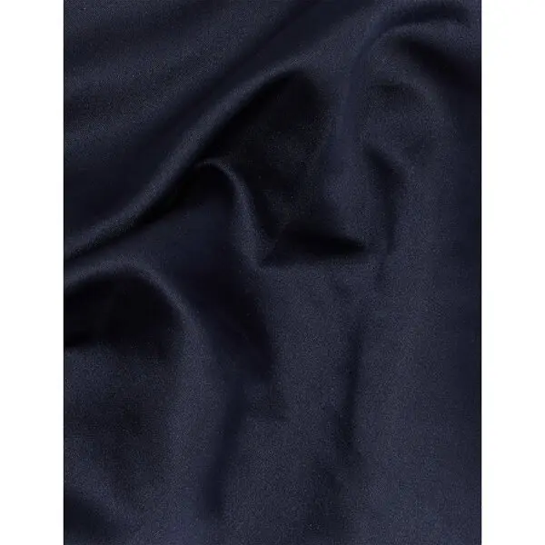 Corneliani Tonal Silk Pocket Square - Navy