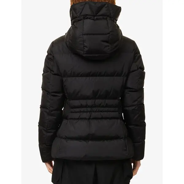 Moncler Funnel-neck Shell-down Hooded Jacket