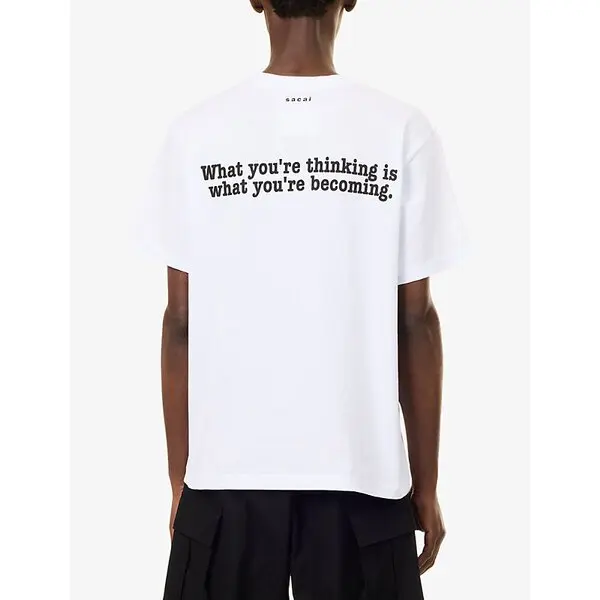 Sacai Ali Graphic-print Cotton T-shirt