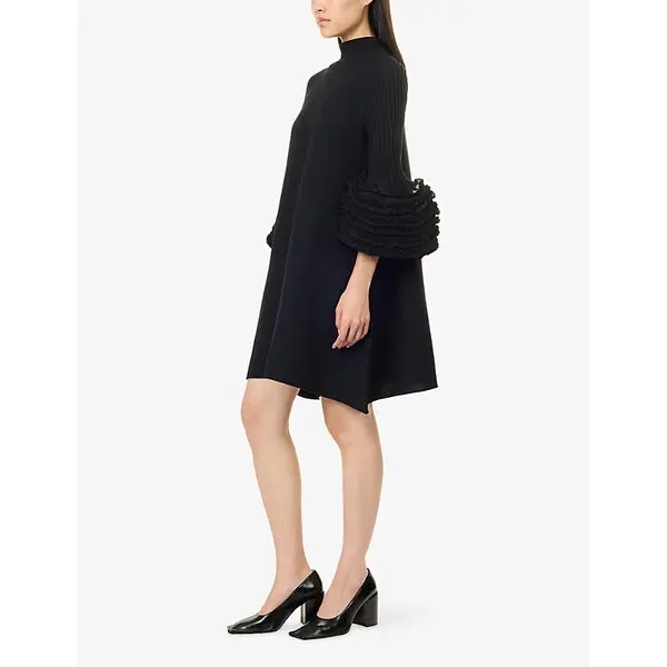 CFCL Pottery Pile Glitter-embellished Knitted Mini Dress