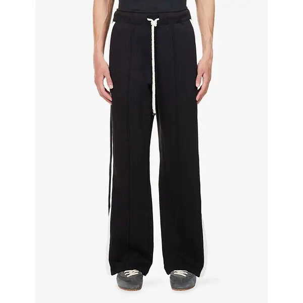 NAHMIAS Thermal Stripe Cotton-jersey Jogging Bottoms