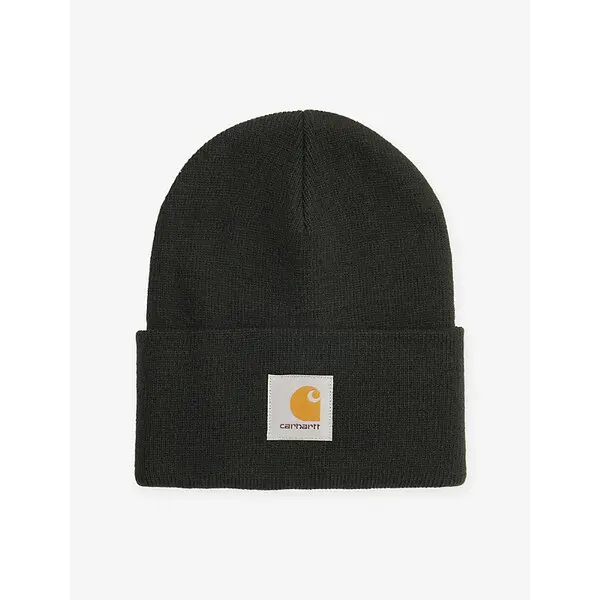 Carhartt Work In Progress Watch Brand-patch Acrylic Beanie Hat