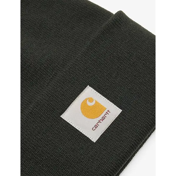 Carhartt Work In Progress Watch Brand-patch Acrylic Beanie Hat