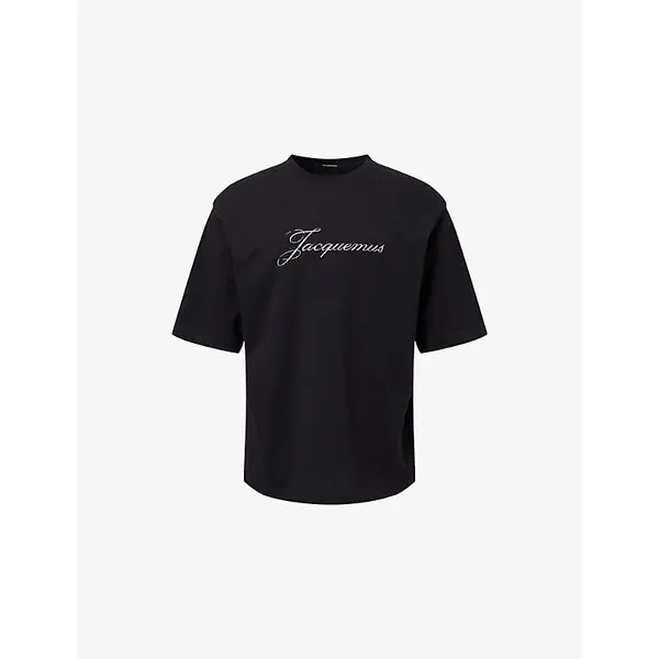 Jacquemus Le Logo-print Cotton And Hemp-blend T-shirt