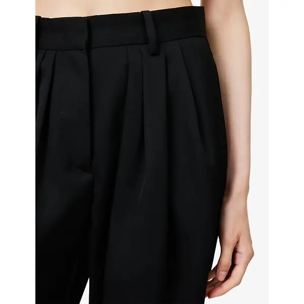Isabel Marant Étoile Janice Pleated Wool Trousers