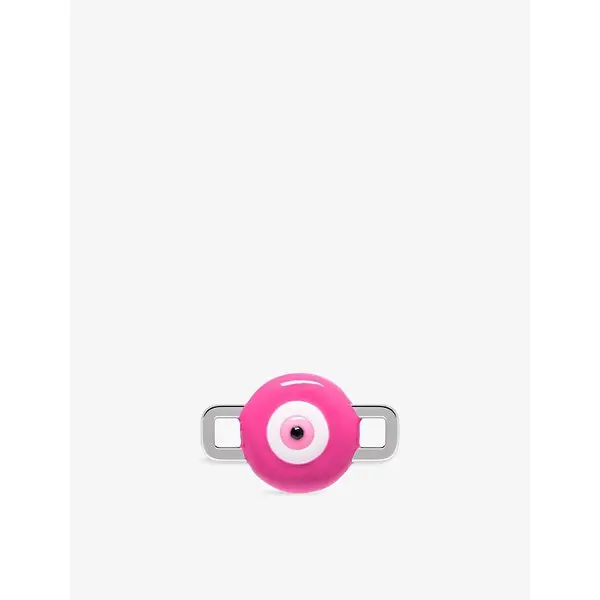 POUBEL Evil Eye Sterling Silver And Enamel Charm