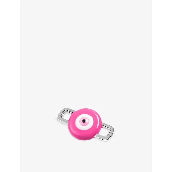 POUBEL Evil Eye Sterling Silver And Enamel Charm