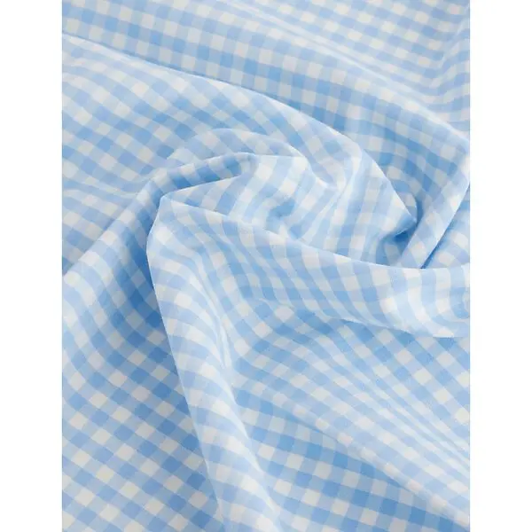 Monday Swimwear Gingham Check Cotton Headscarf
