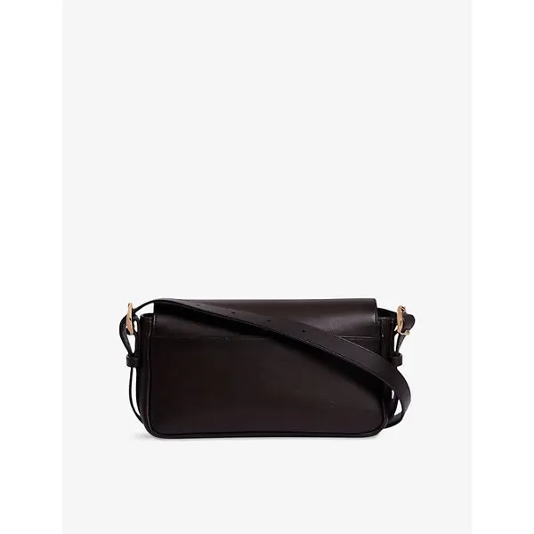 Sandro Le Mambo Small Leather Shoulder Bag - Brown