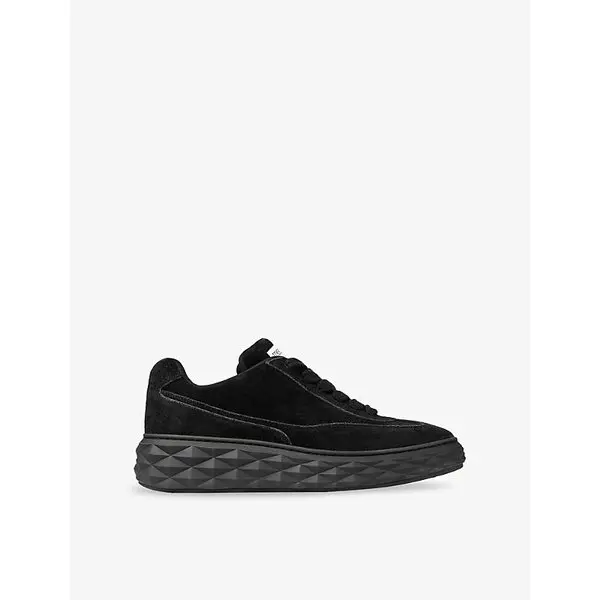 JIMMY CHOO Diamond Maxi Retro Suede Trainers