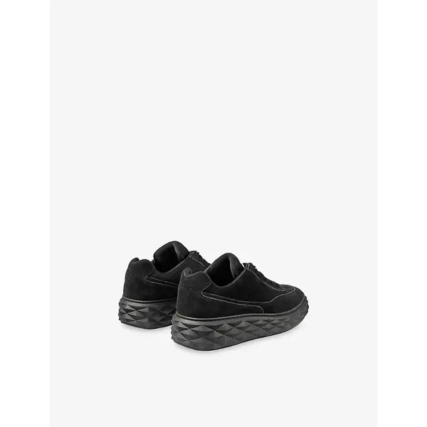 JIMMY CHOO Diamond Maxi Retro Suede Trainers