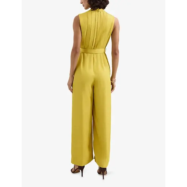 PHASE EIGHT Taylor Satin-twill Jumpsuit